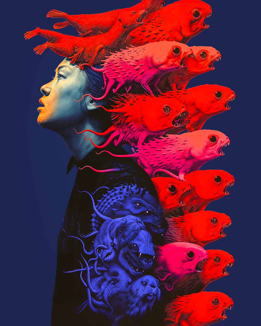 Quirky Wall Decor | Primal Surge - Premium Matte Paper Poster – fantastinen